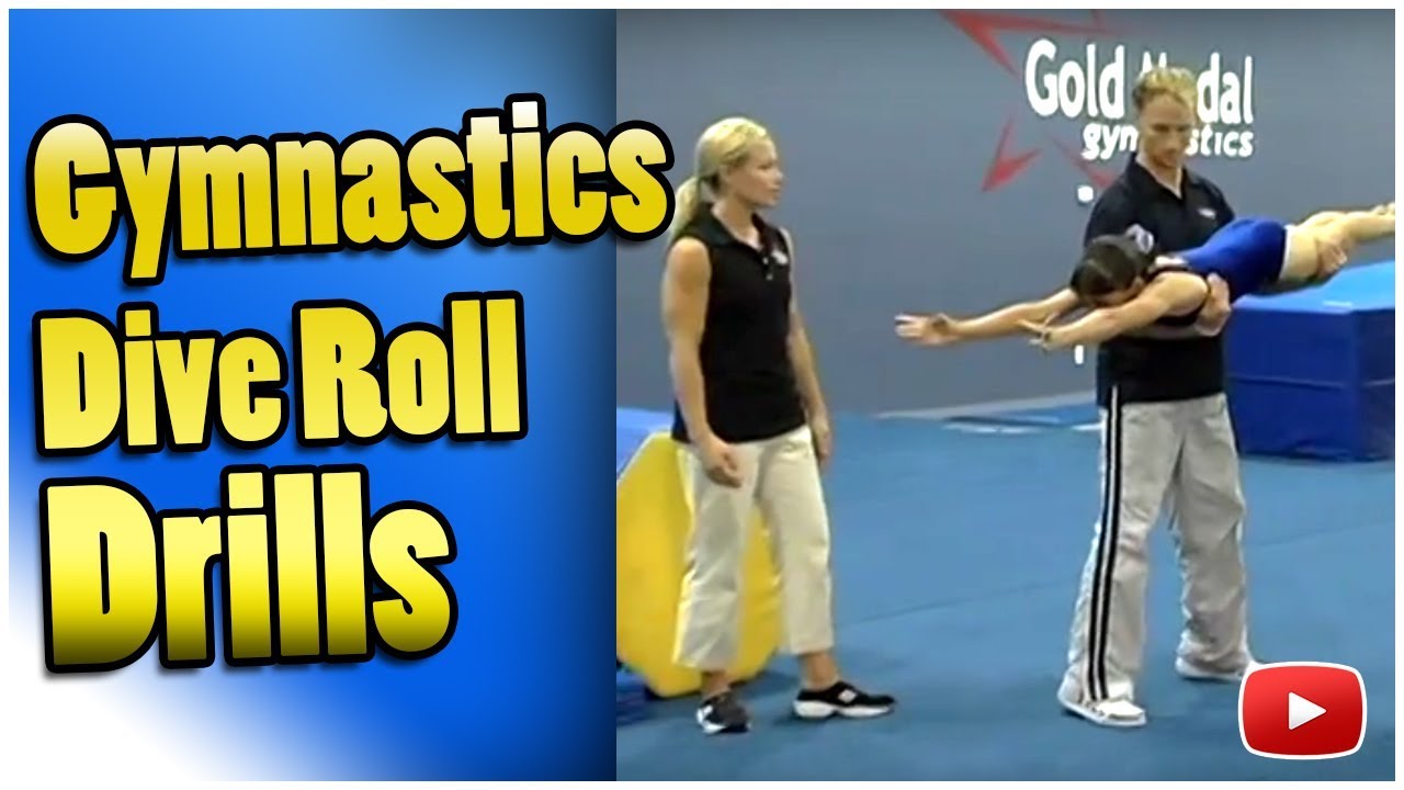 Gold Medal Gymnastics Drills - Dive Roll - Coach Amanda Borden - WellnessWarriorsWorld